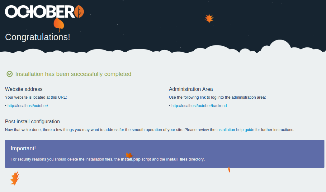 Octobercms Español: Instalar octobercms en 10 pasos