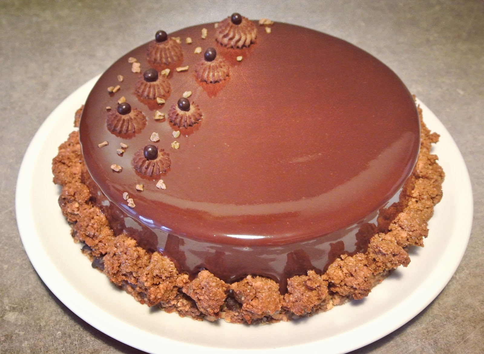 Aux Fourneaux Avec Flo: Entremet chocolat au lait et passion