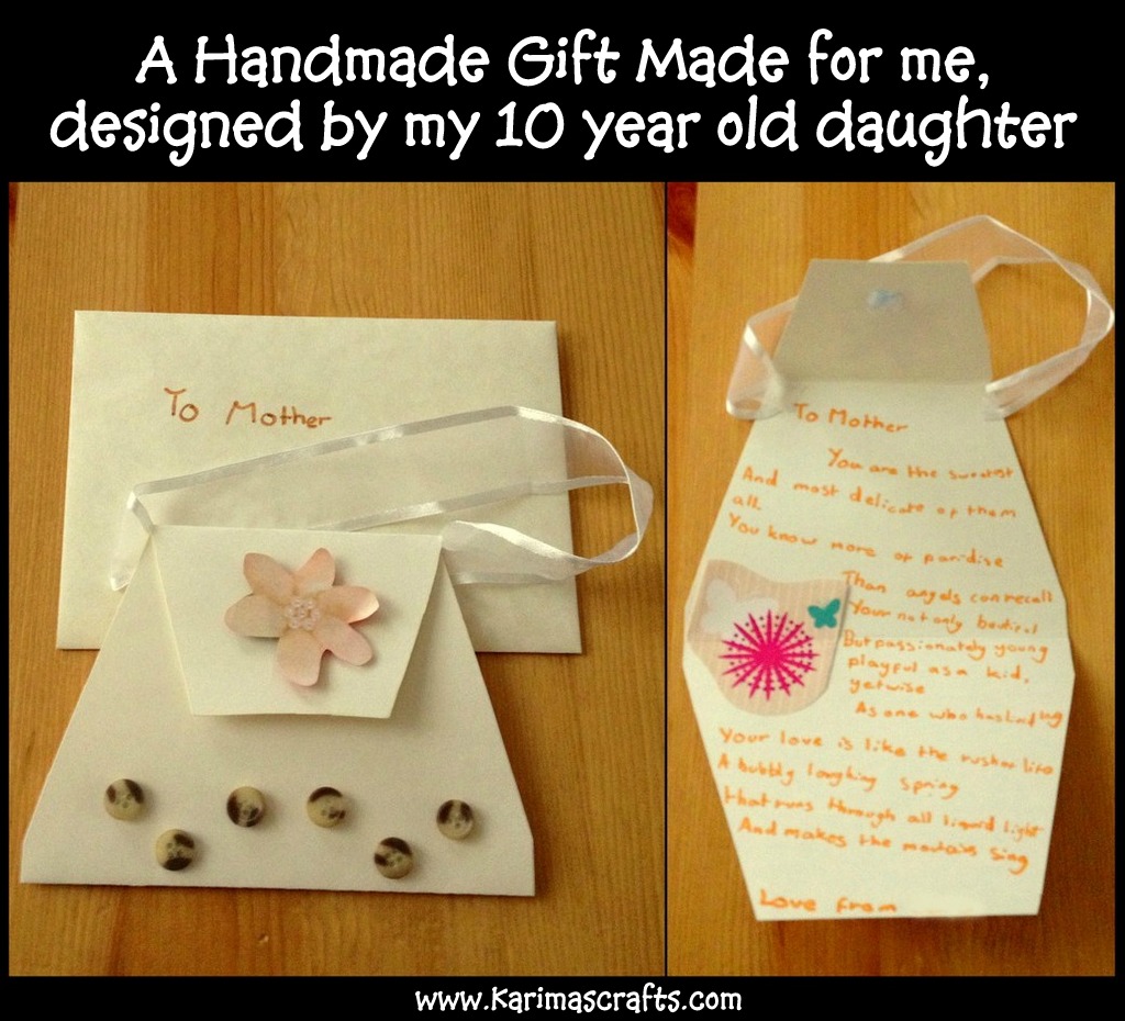 Karima's Crafts: Crafts by Children - Gifts from my Daughter