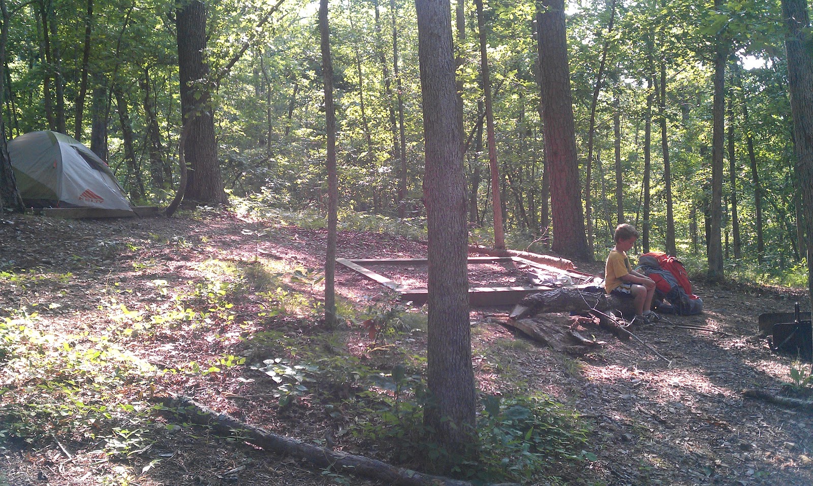 Backpacking Adventures: Pigeon Roost Trail - Hobbs State Park - June 18 ...