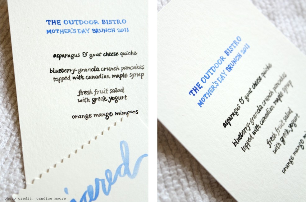 CharlotteLucey: Brown Linen & Co.- The Good Stuff Calligraphy