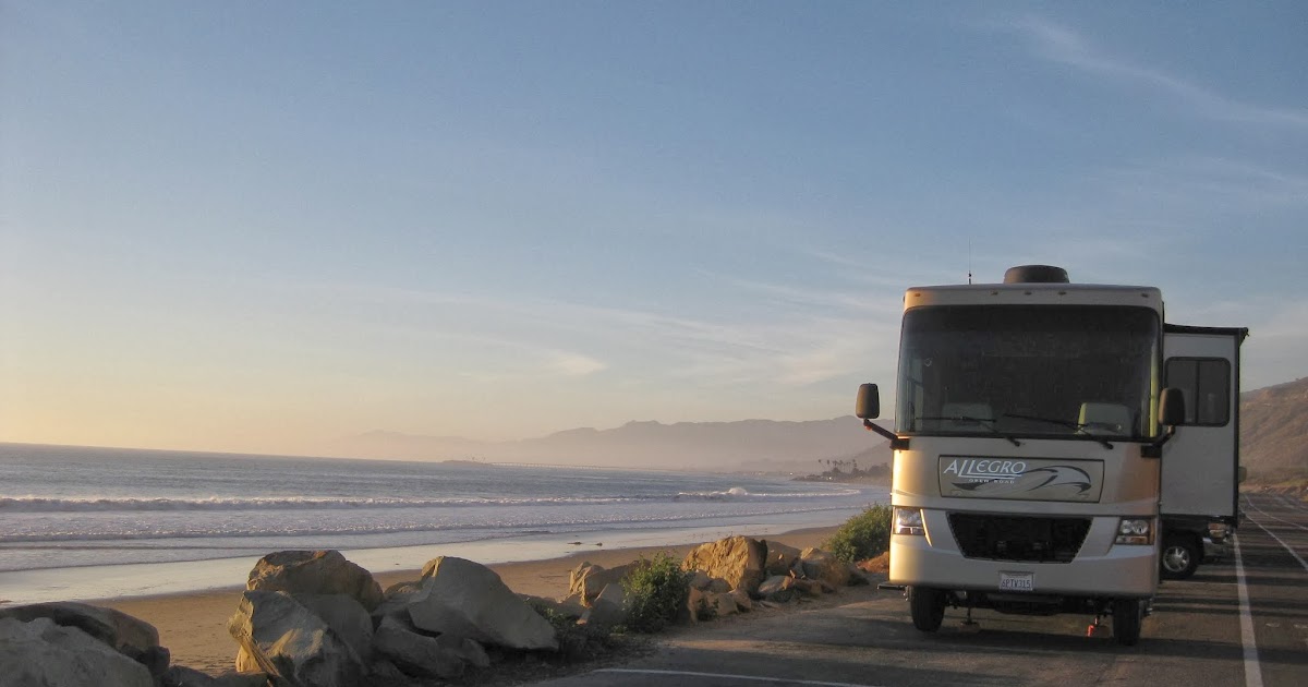The Rincon Parkway Campground, Ventura, California