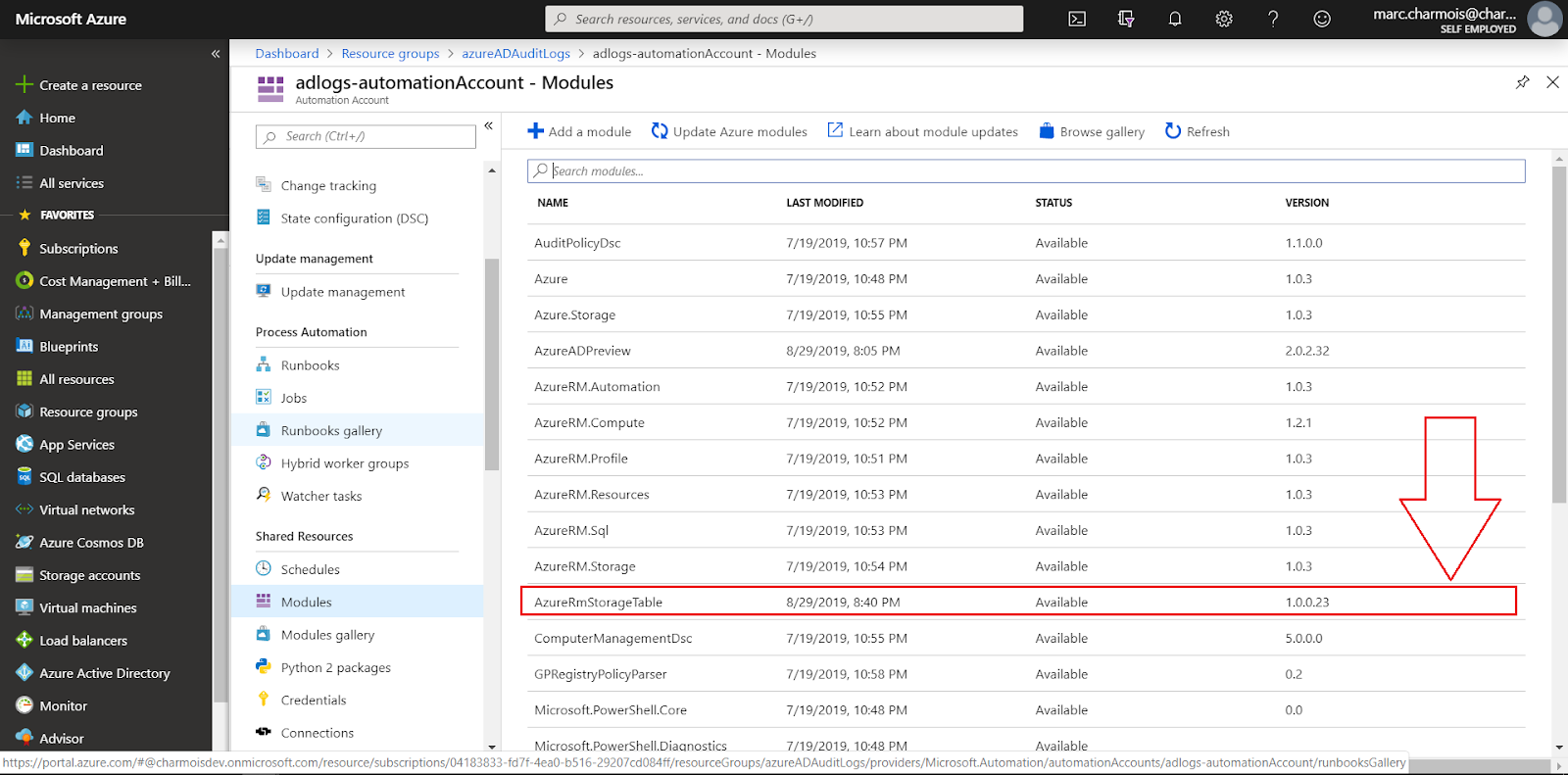Azure ad audit logs - gaipet