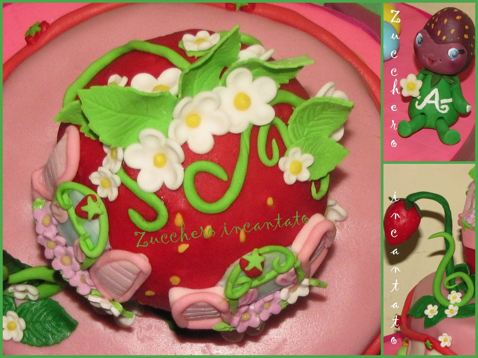 Zucchero incantato: BERRYKINS CAKE / TORTA BERRYKINS DI FRAGOLINA ...