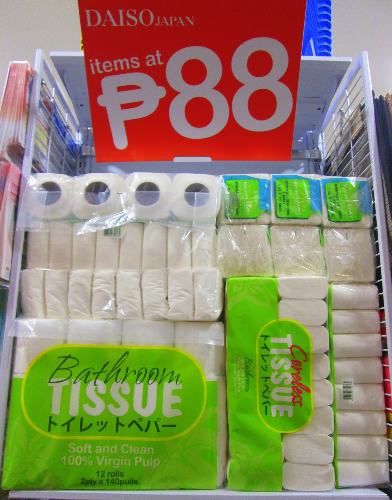 Lucky Citrine: Daiso Opens at Shangri-La Mall