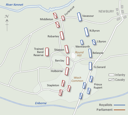 Lead and Cardboard: The First Battle of Newbury, English Civil War ...