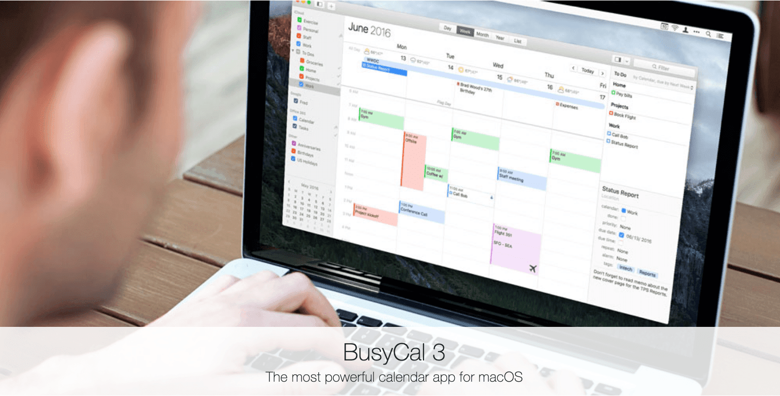 BusyCal, calendario flexible para tiempos agitados | CompuTekni