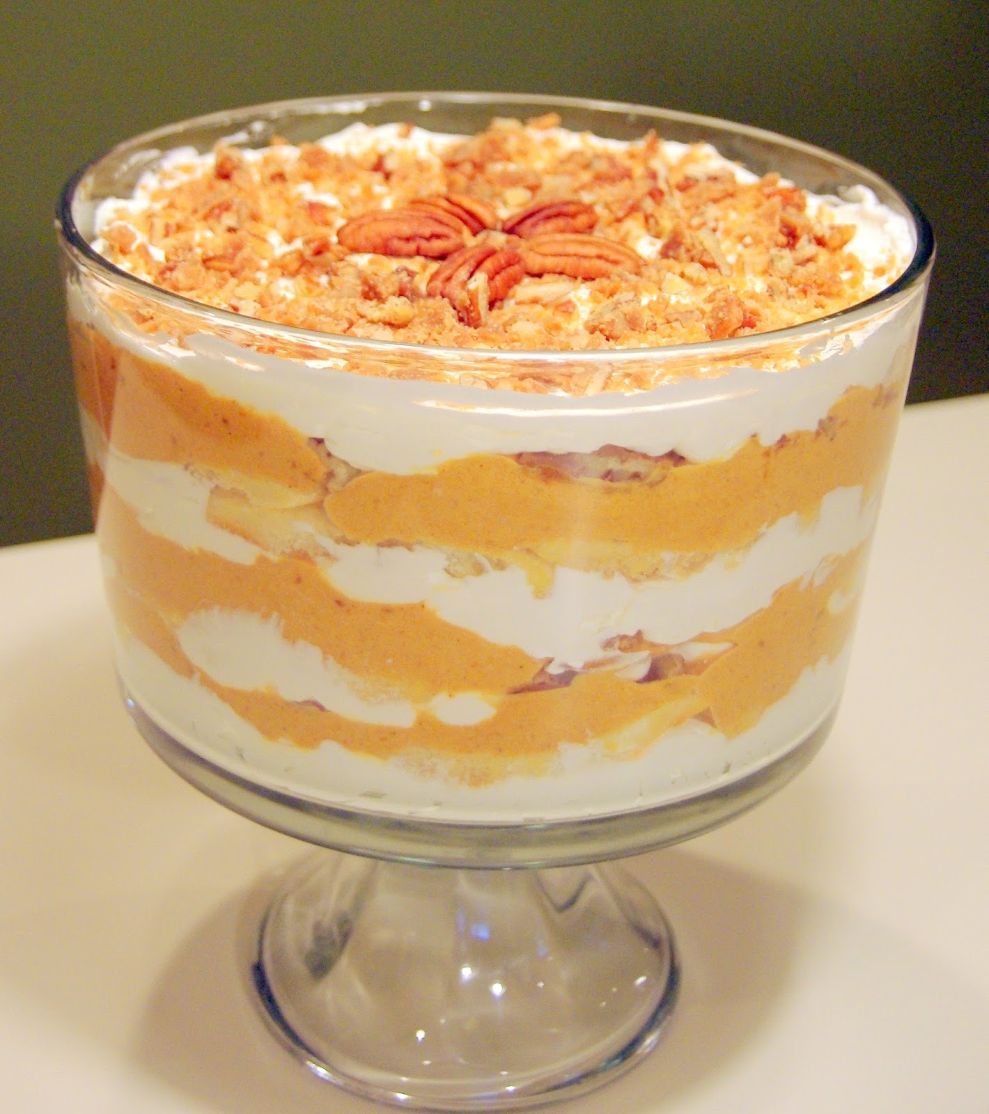 Mennonite Girls Can Cook: Flashback Friday ~ Pumpkin Praline Trifle