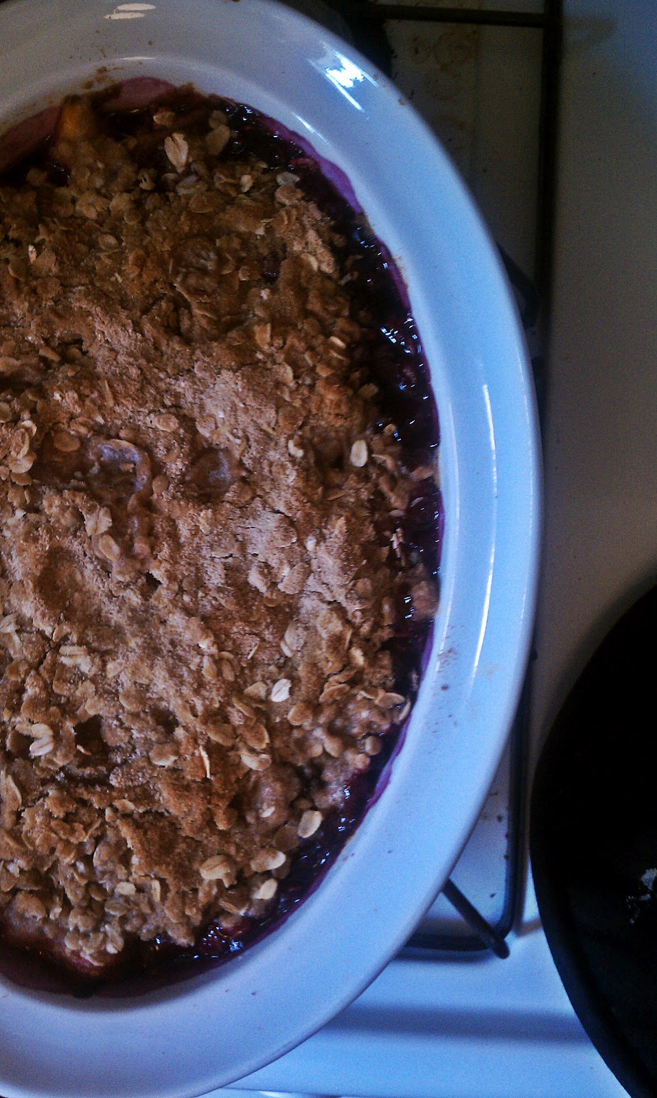 The Gastronomic Mommy: Stone Fruit Summer Crisp The Gastronomic Mommy: Stone Fruit Summer Crisp