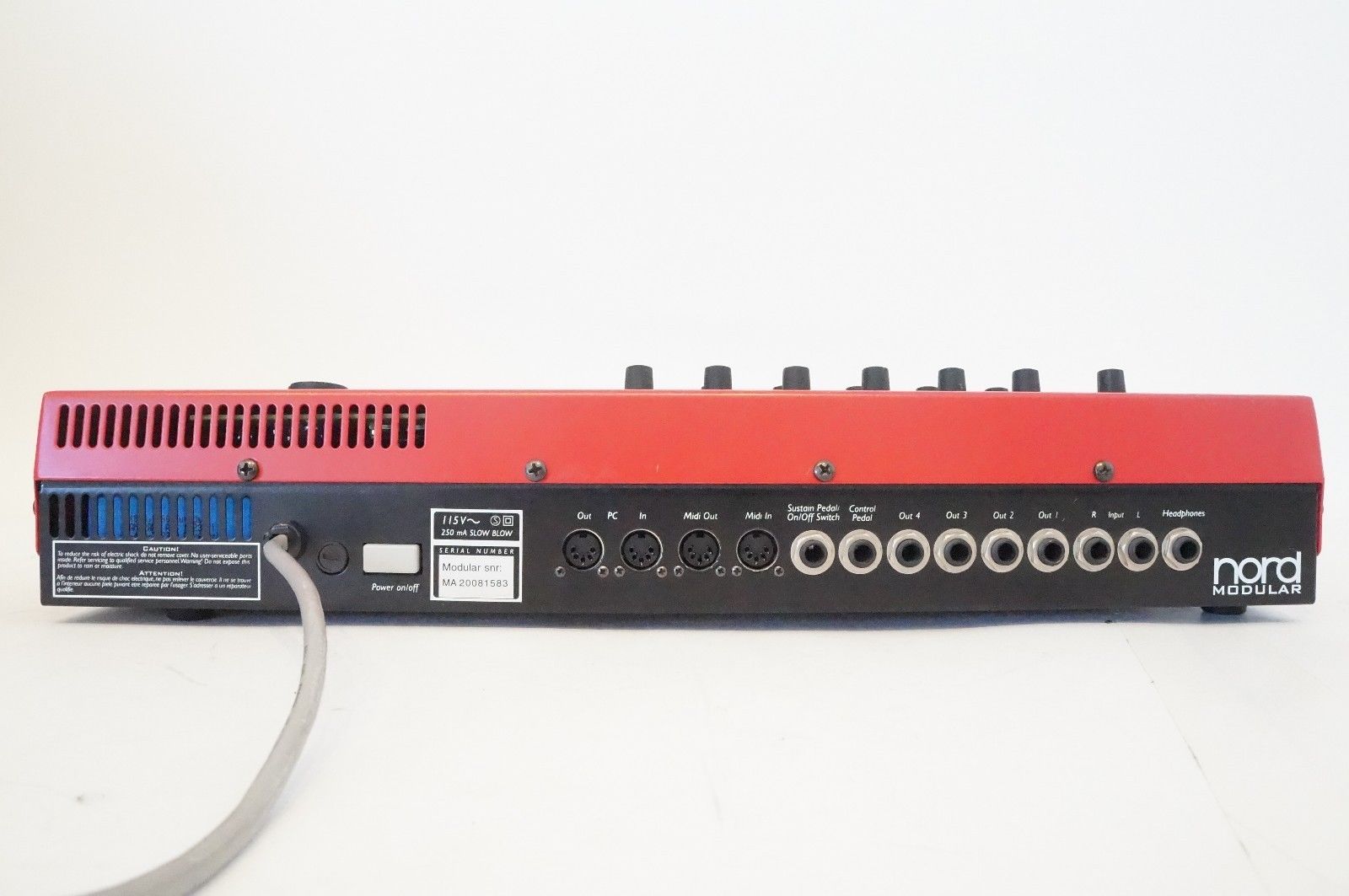 MATRIXSYNTH: Clavia Nord Modular Keyboard G1 Modular Synthesizer