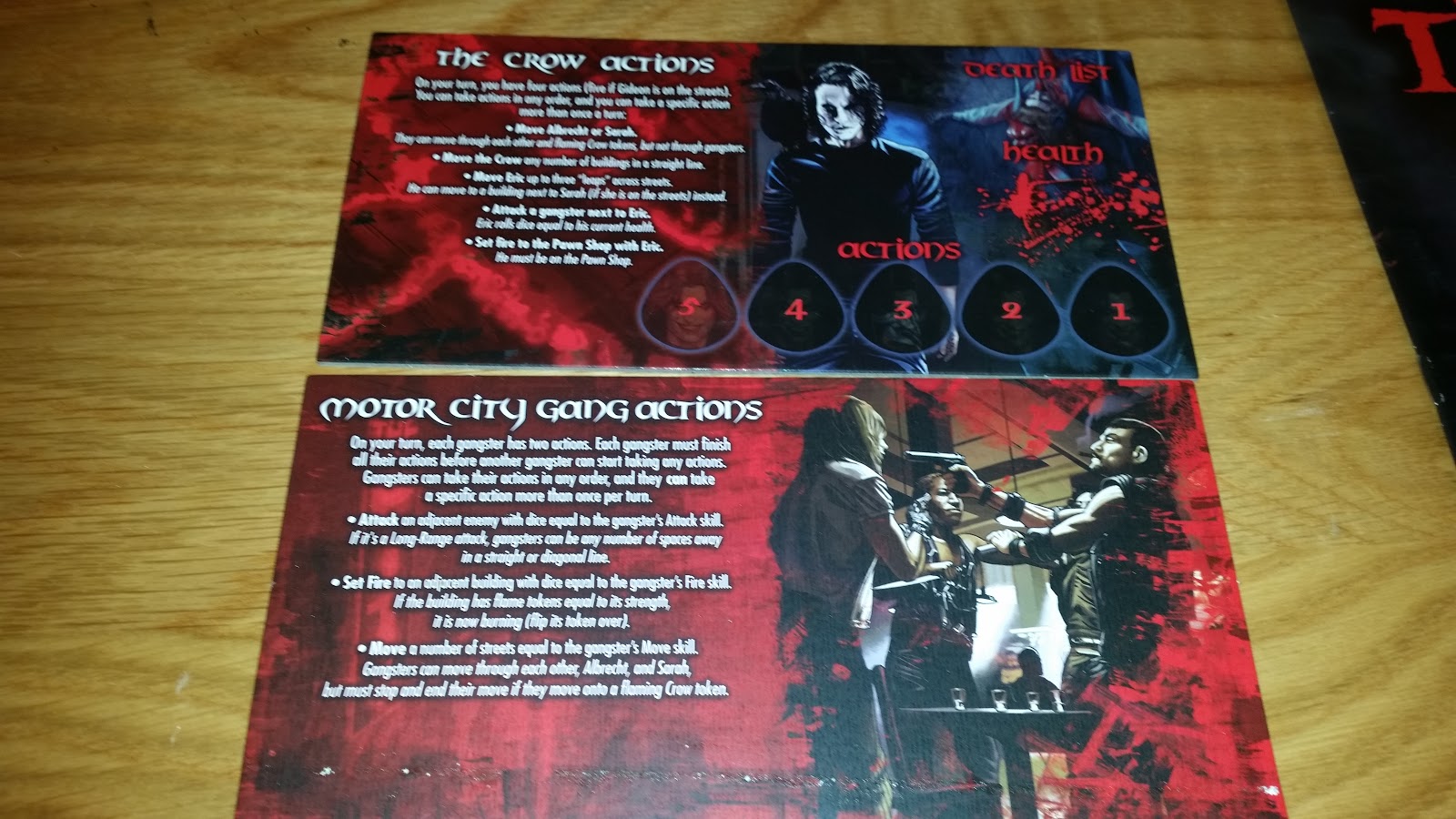 The Crow Fire it up board game unboxing and review from upper deck ...