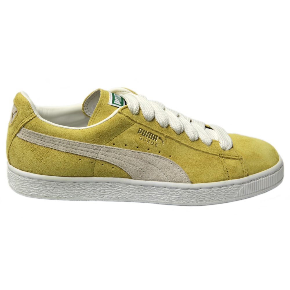 Shoebedo: Puma Suede Classic Eco Lemon Curry/Snow White/White