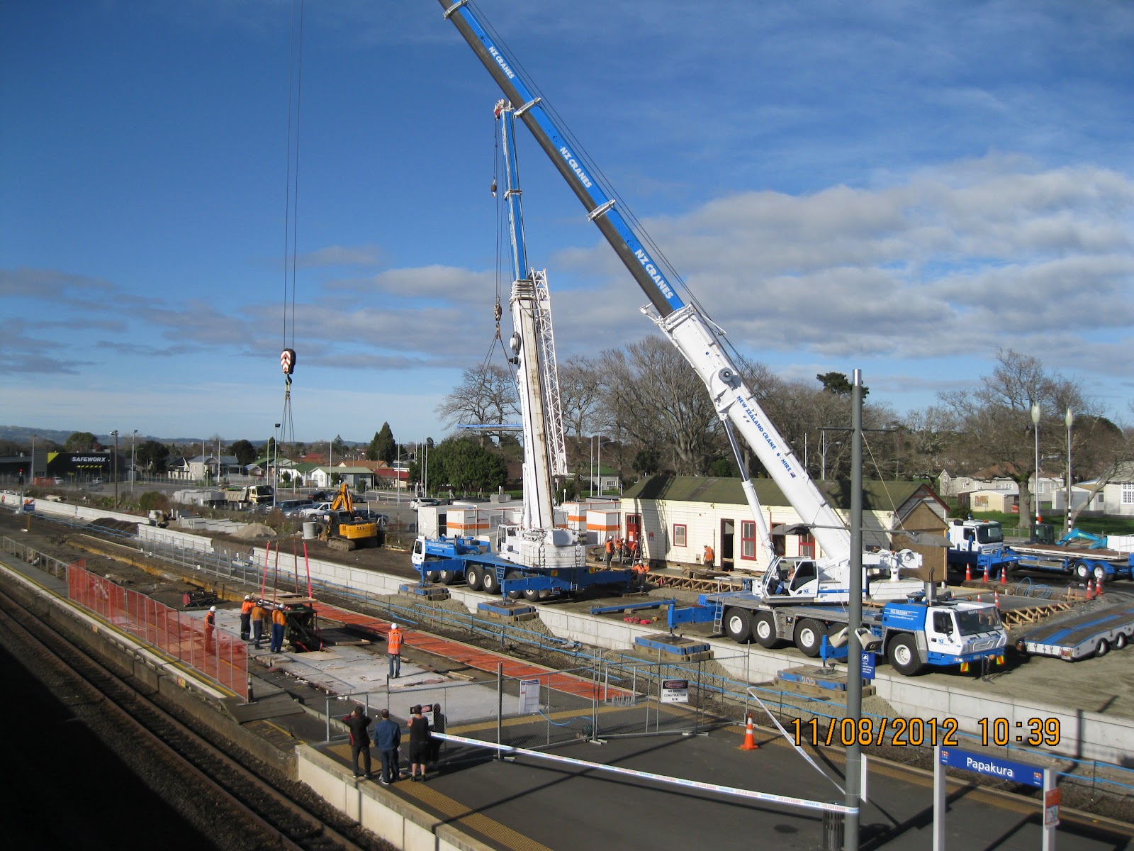 Papakura Station: August 2012