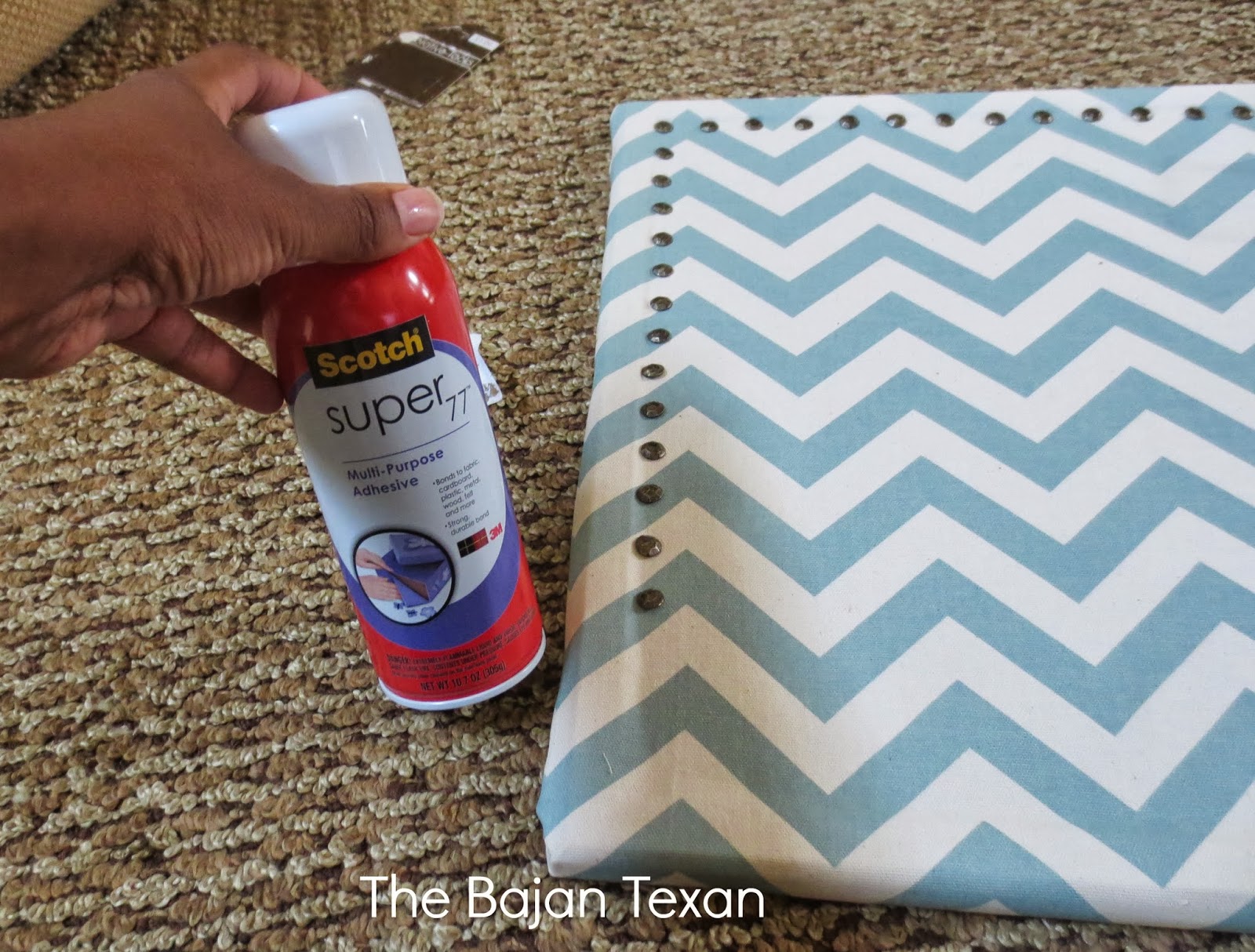 Nail Head Trim DIY Bulletin Board The Bajan Texan Nail Head Trim DIY Bulletin Board The Bajan Texan