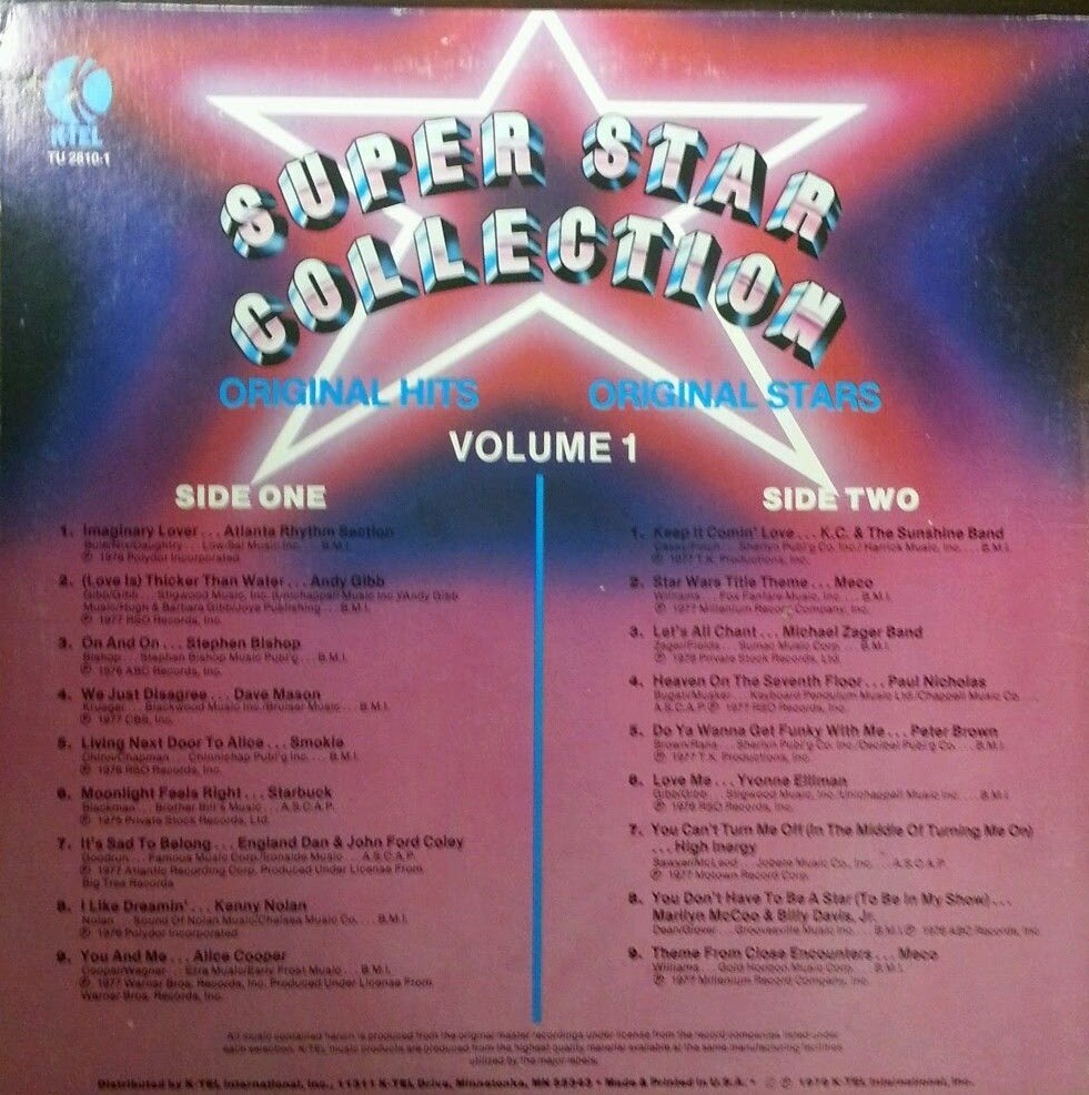 K-Tel Kollection 1973-1983: SUPER STAR COLLECTION [1978]