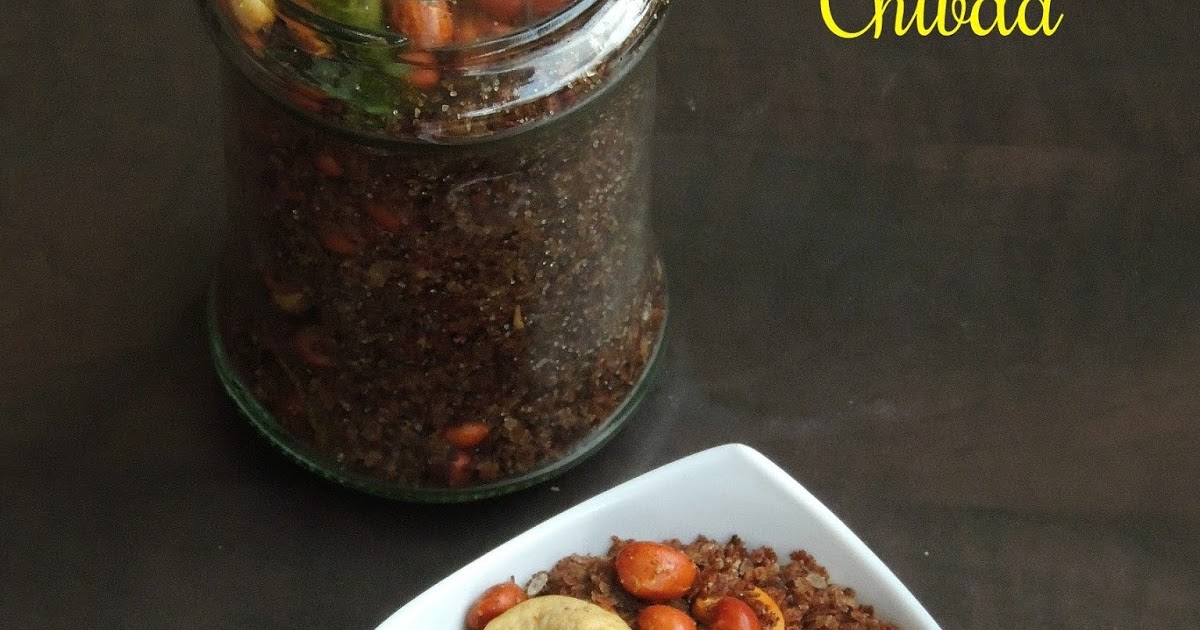 Priya's Versatile Recipes: Ragi Flakes Chivda/Finger Millet Flakes Chivda