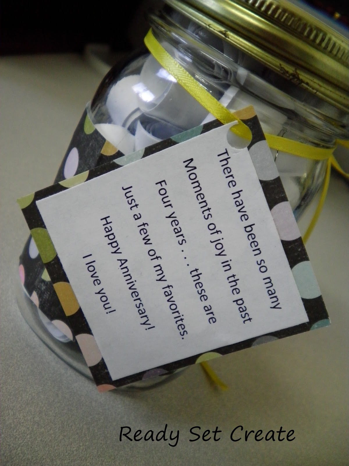 Ready, Set, Create!!: A "Joy Jar" for my love