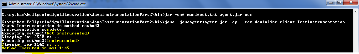 Byte code manipulation using Java instrumentation and jboss Javassist