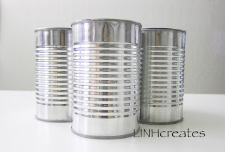linh creates . . . paper crafts consume me: Upcycled Decorated Cans