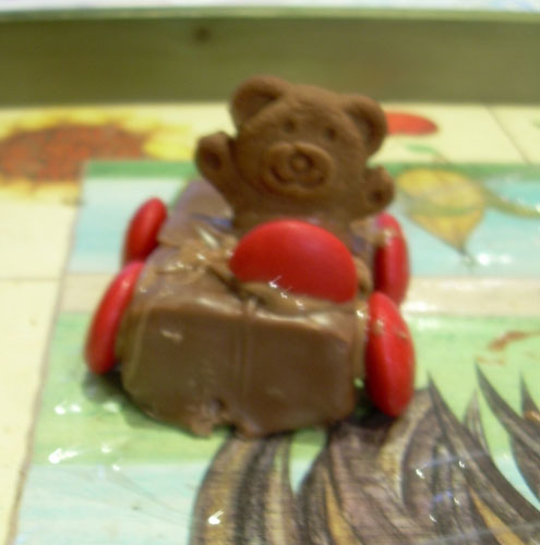 Cat 'n Cart Crafts: Tiny Teddy Cars