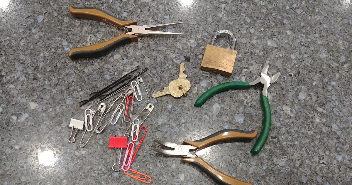 Ben's Journal: Pick Me! Adventures in improvised lock picking.