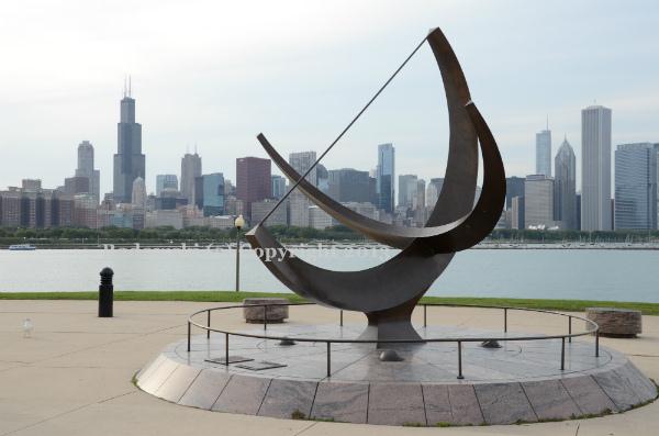 Chicago Public Art: Man Enters the Cosmos (Sundial)
