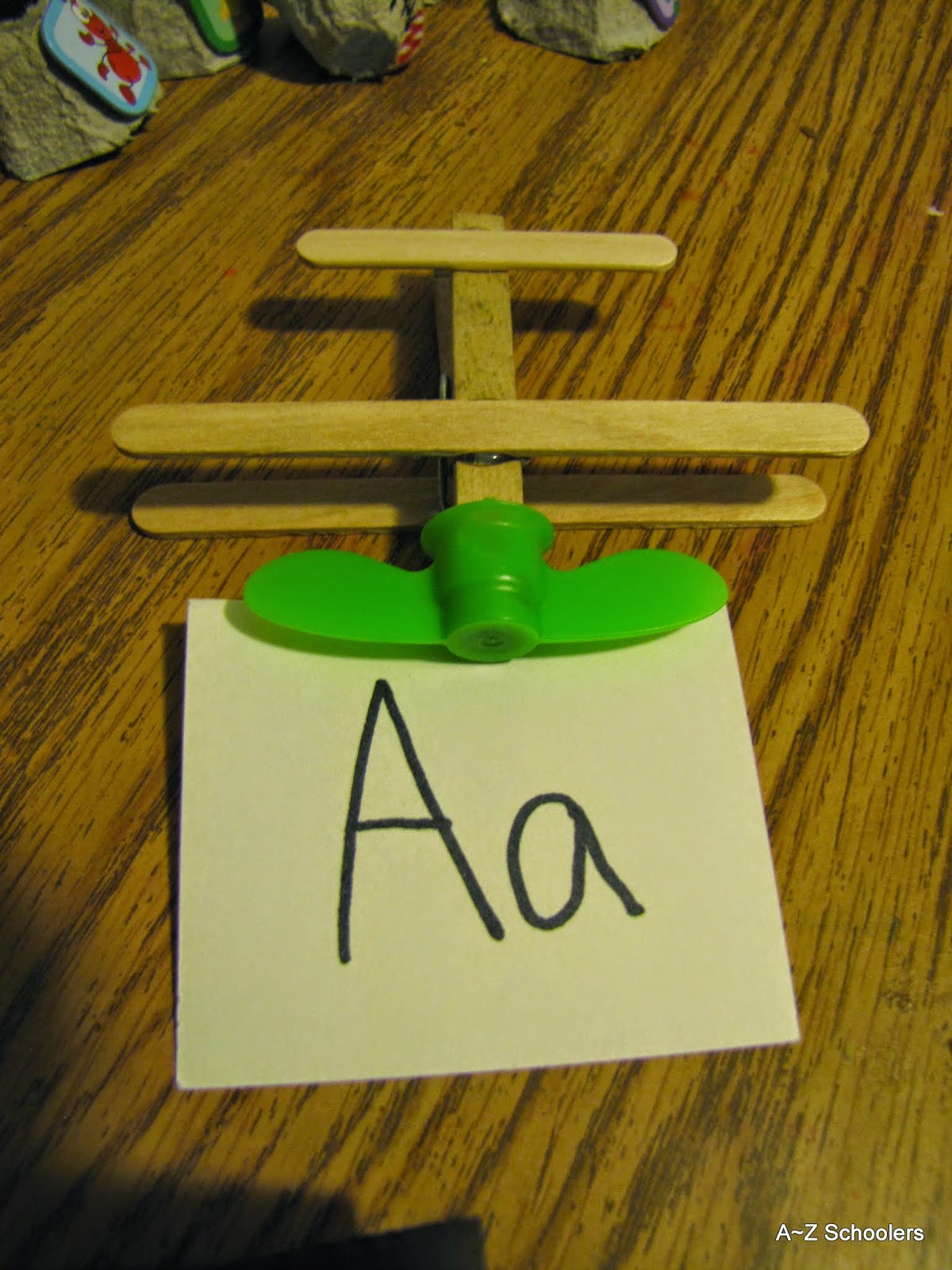 A ~ Z Schoolers: Adventures with Airplanes ~ Letter A