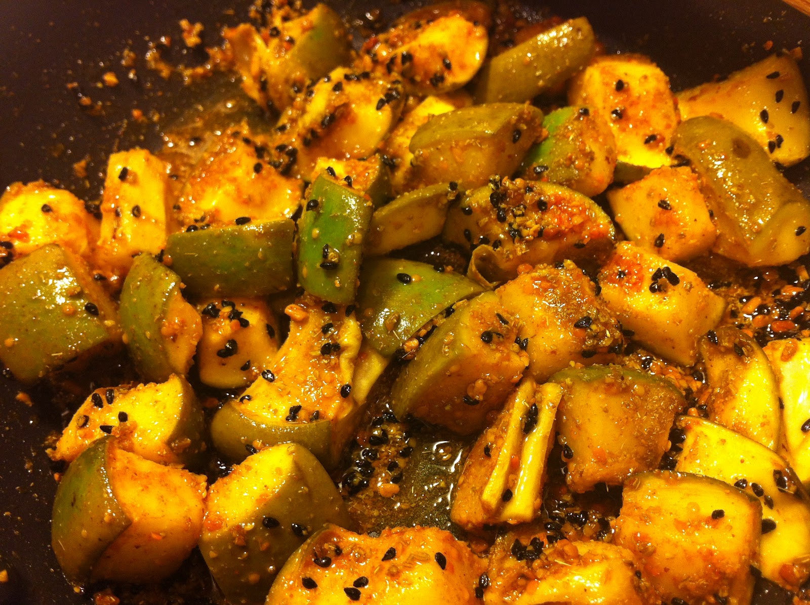 Flat Footed Foodies: Marwari Keri - Rajasthani Mango Pickle