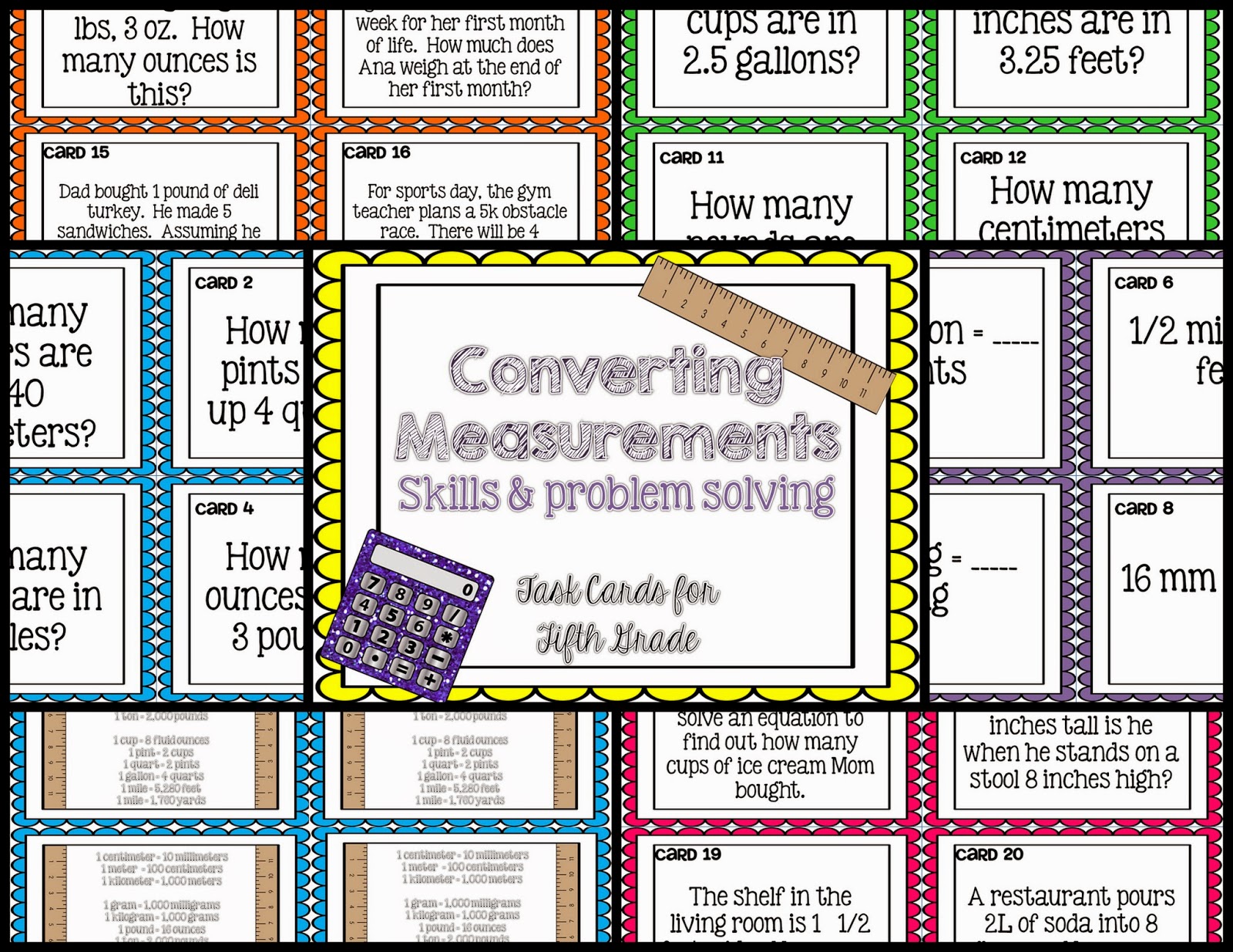 MissKinBK: A Fifth Grade Blog: Converting Measurements {Freebie}