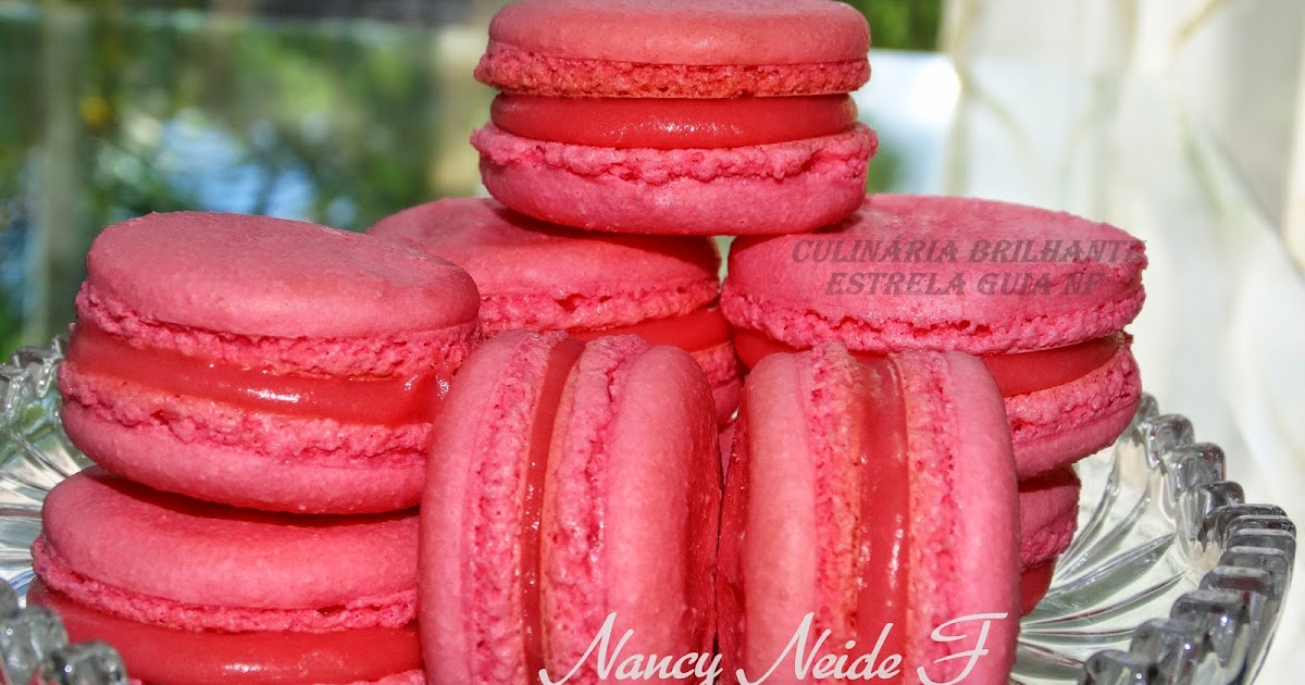 CULINÁRIA BRILHANTE DE NANCY- ESTRELA GUIA NF: Macarons de Nancy