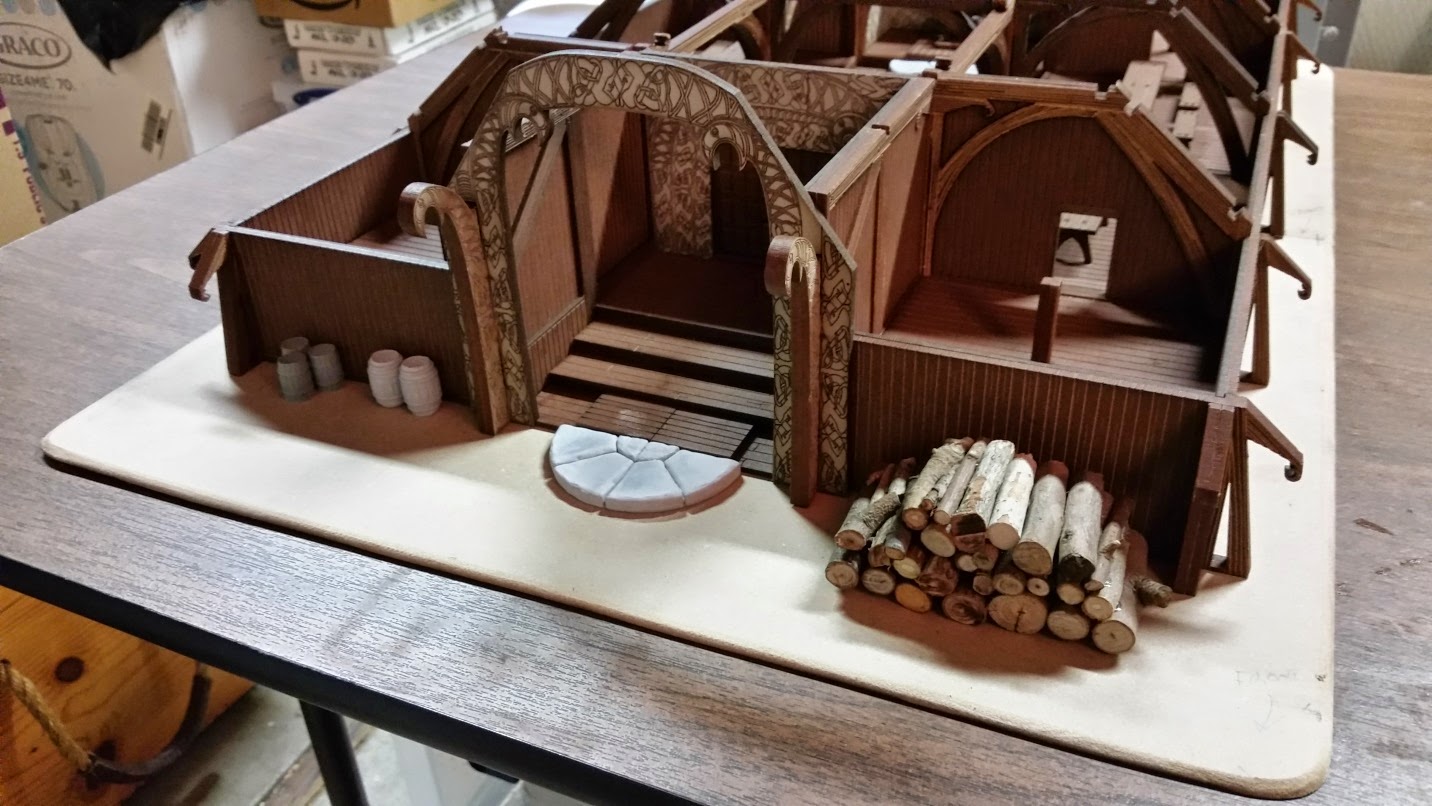 Jay's Wargaming Madness: SAGA - Building The Great Hall