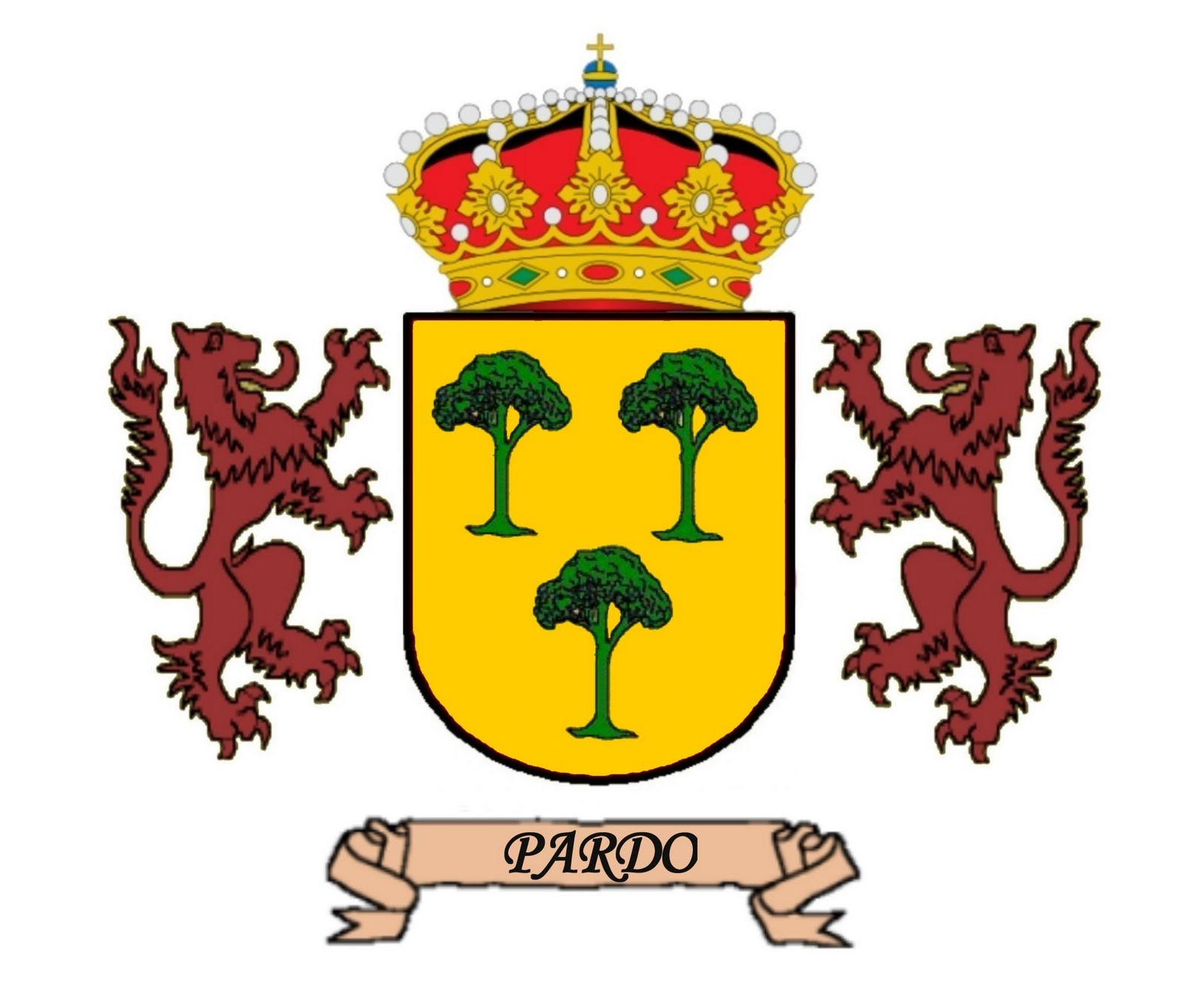 Apellidos y Escudos: Pardo