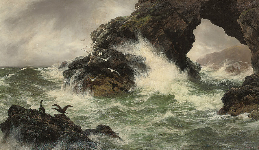 marine oil paintings: Peter Graham