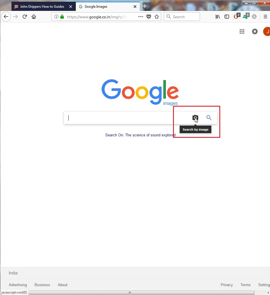 How to reverse image search using google