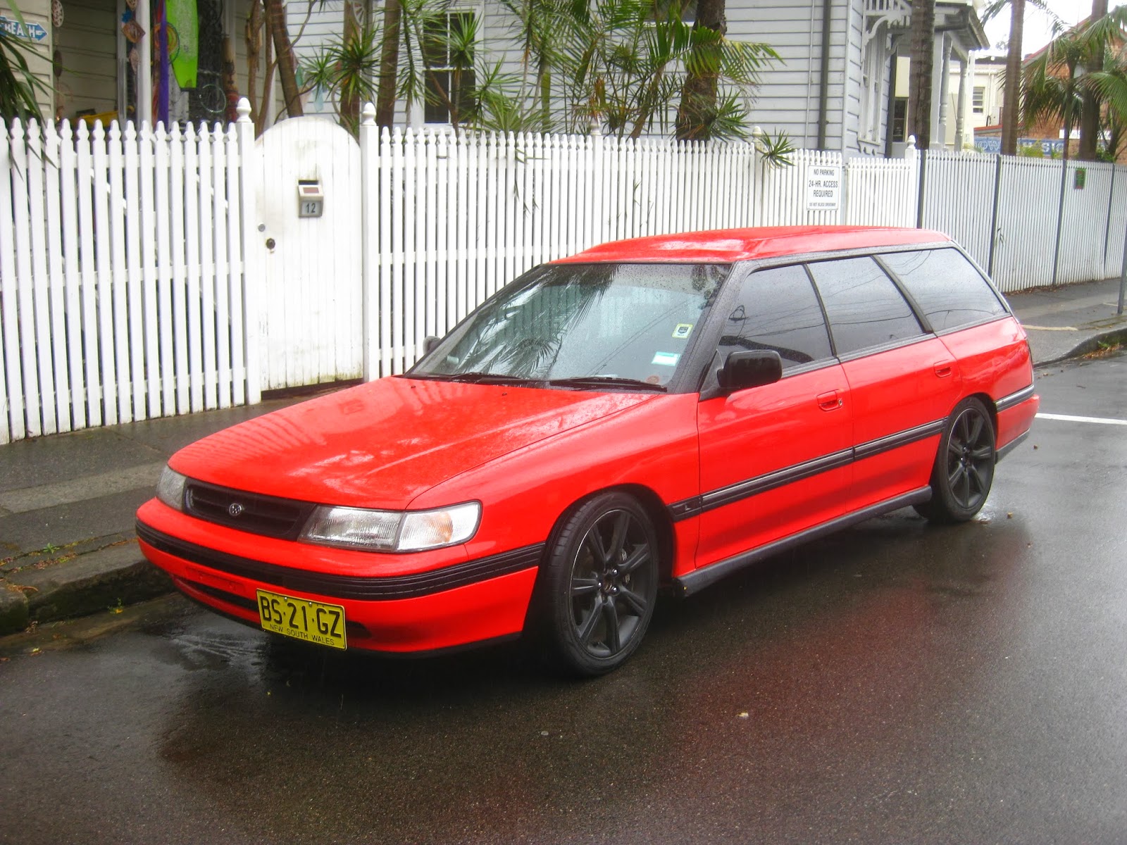Aussie Old Parked Cars: 1992 Subaru Liberty LX High-roof Wagon
