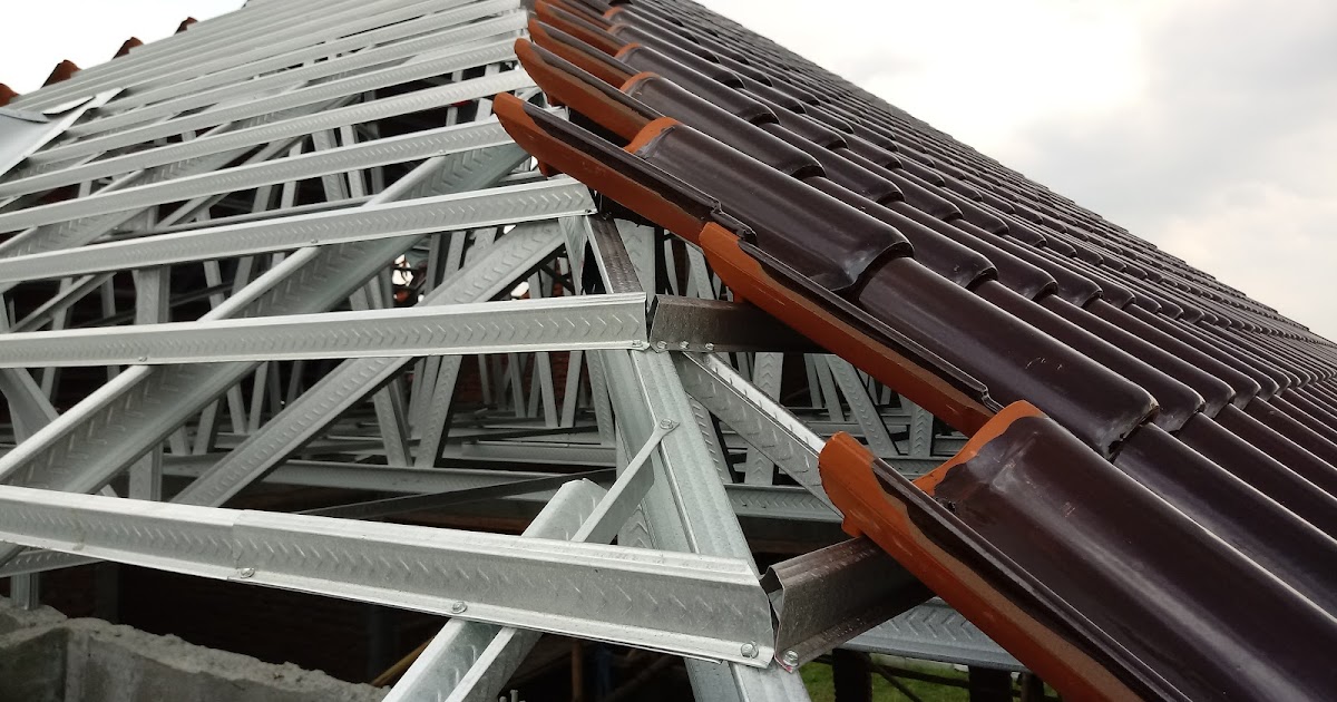 Contoh Konstruksi Atap Baja Ringan