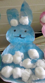 ARIEL: Craft - Cotton Ball Bunnies