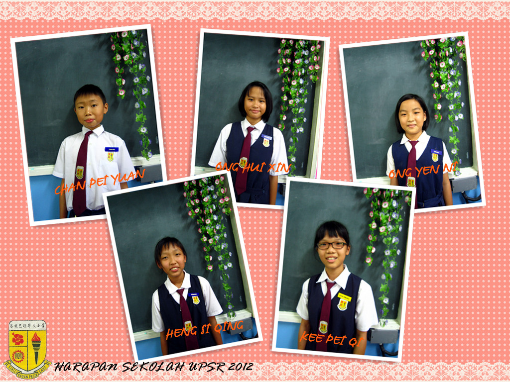 SJK(C) BAGAN PASIR LAUT 峇眼巴硕国民型华文小学: HARAPAN SEKOLAH UPSR 2012