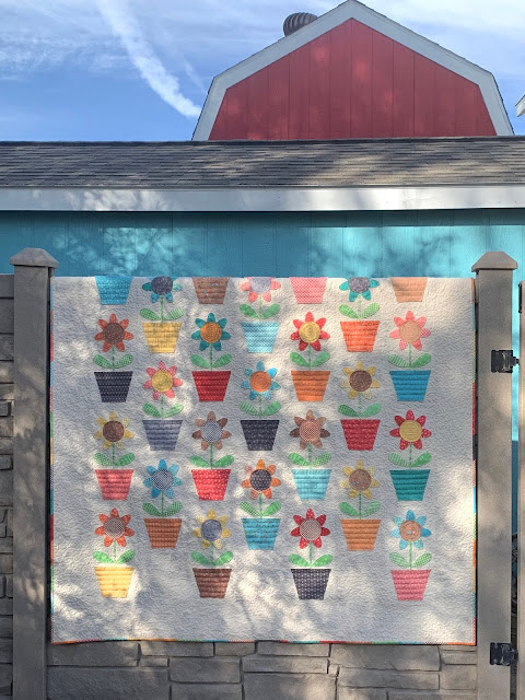 Bee In My Bonnet: Fall Flower Pots Quilt Tutorial!!