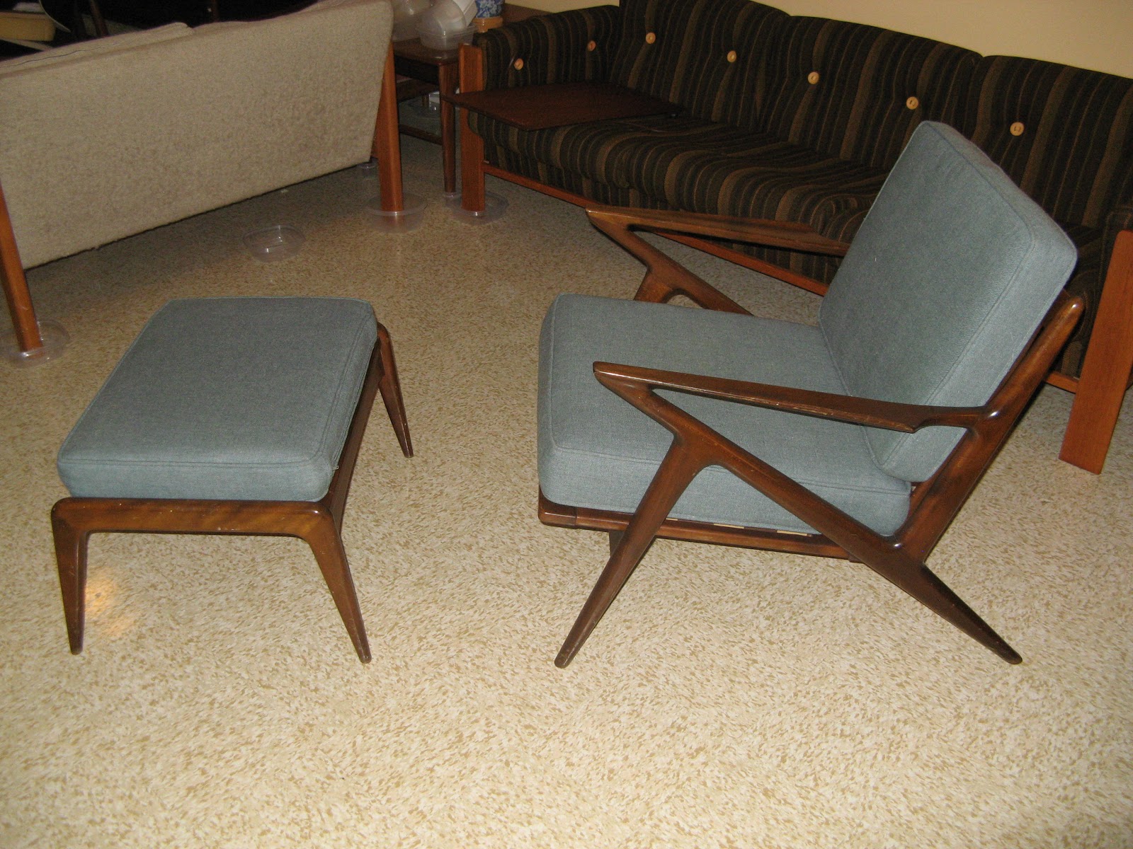 MidCenturyModernMania@gmail.com: Poul Jensen Selig Z Chair w/Matching ...