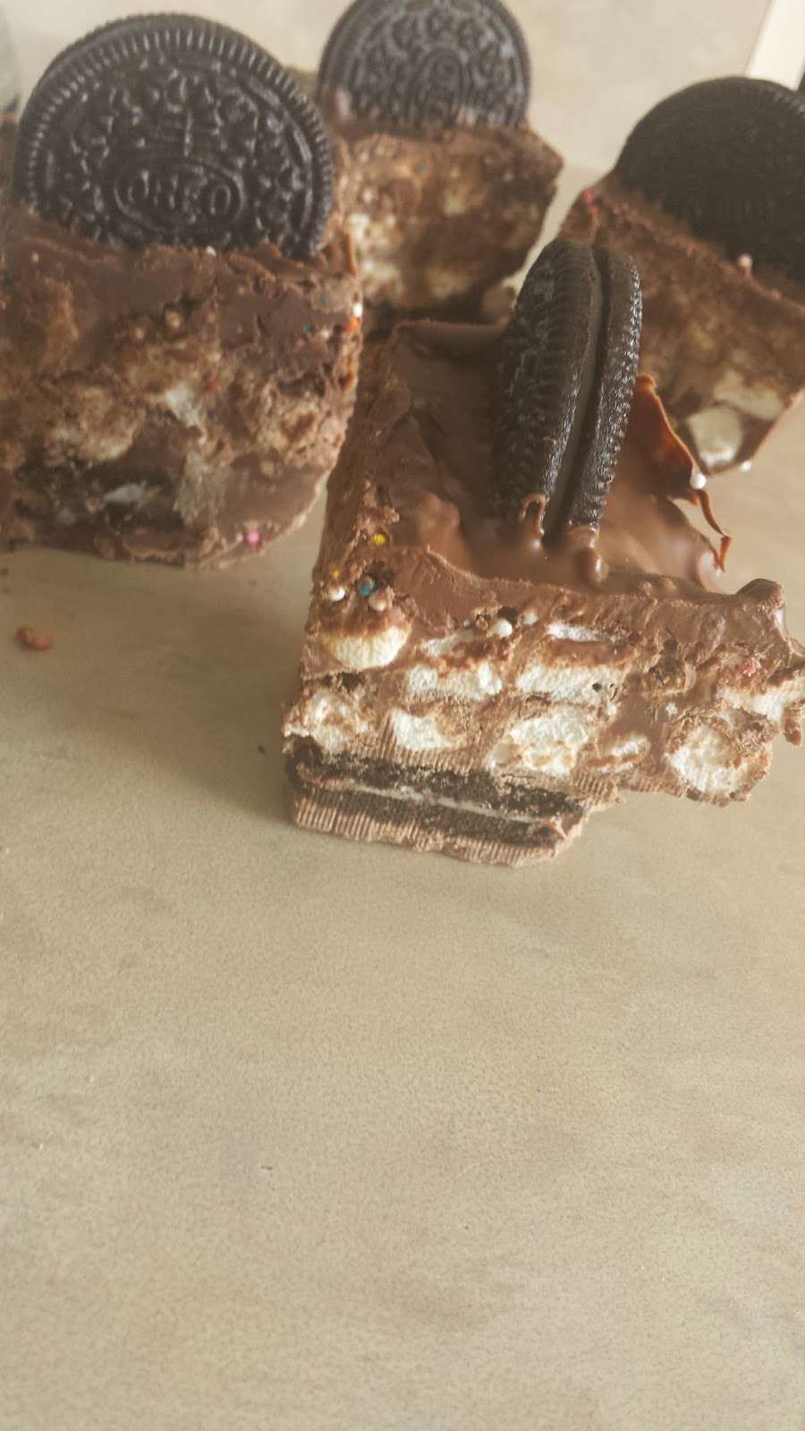 Oreo Rocky Road Squares