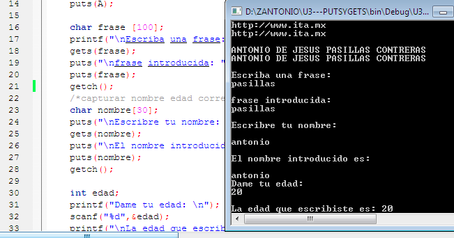 PROGRAMACIÓN ESTRUCTURADA: Programa que te pide nombre edad y correo...