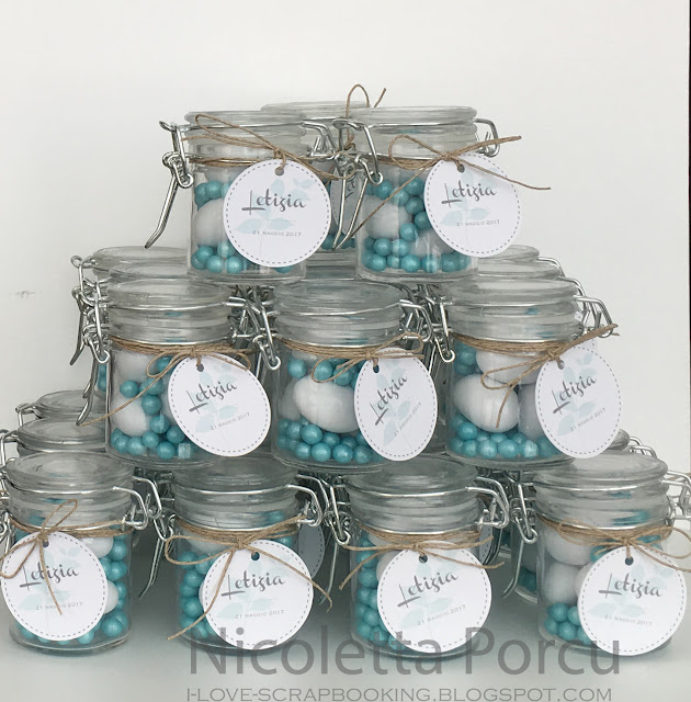 Nicoletta Porcu design: Confirmation favor boxes