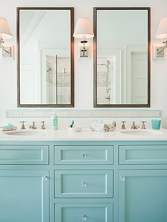 design dump: blue vanity