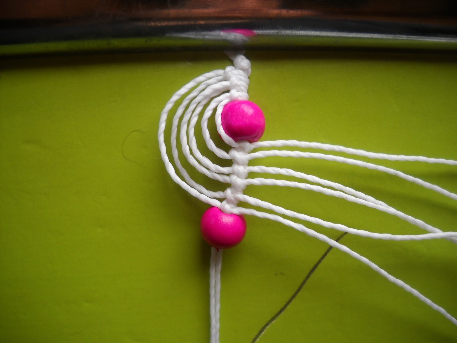 AYÜN MACRAMÉ: Aro sencillo de macramé (tutorial)