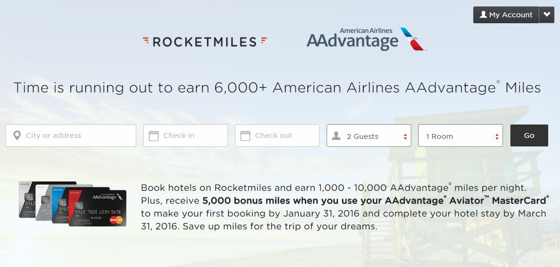 [RocketMiles] Earn 5,000 Bonus American Airlines AAdvantage Miles with ...