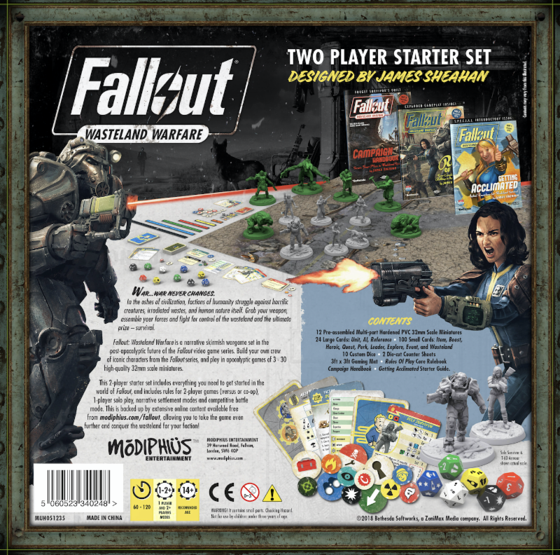 Tabletop Fix: Modiphius Entertainment - Fallout Starter Set Preview