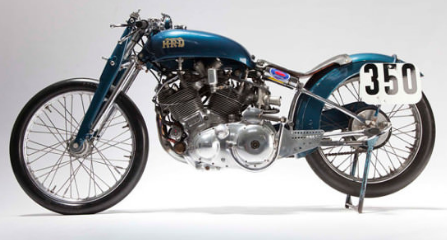 The History Of MOTORCYCLE: THE ‘BLUE BIKE’ VINCENT - Classic Motor Design
