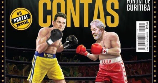 Brasil - Istoé traz Lula e Moro no ringue de boxe - Buera 24 Horas