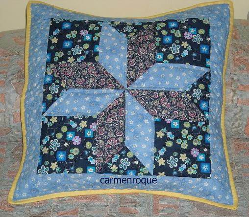 El rincon de las manualidades: Cojines patchwork,
